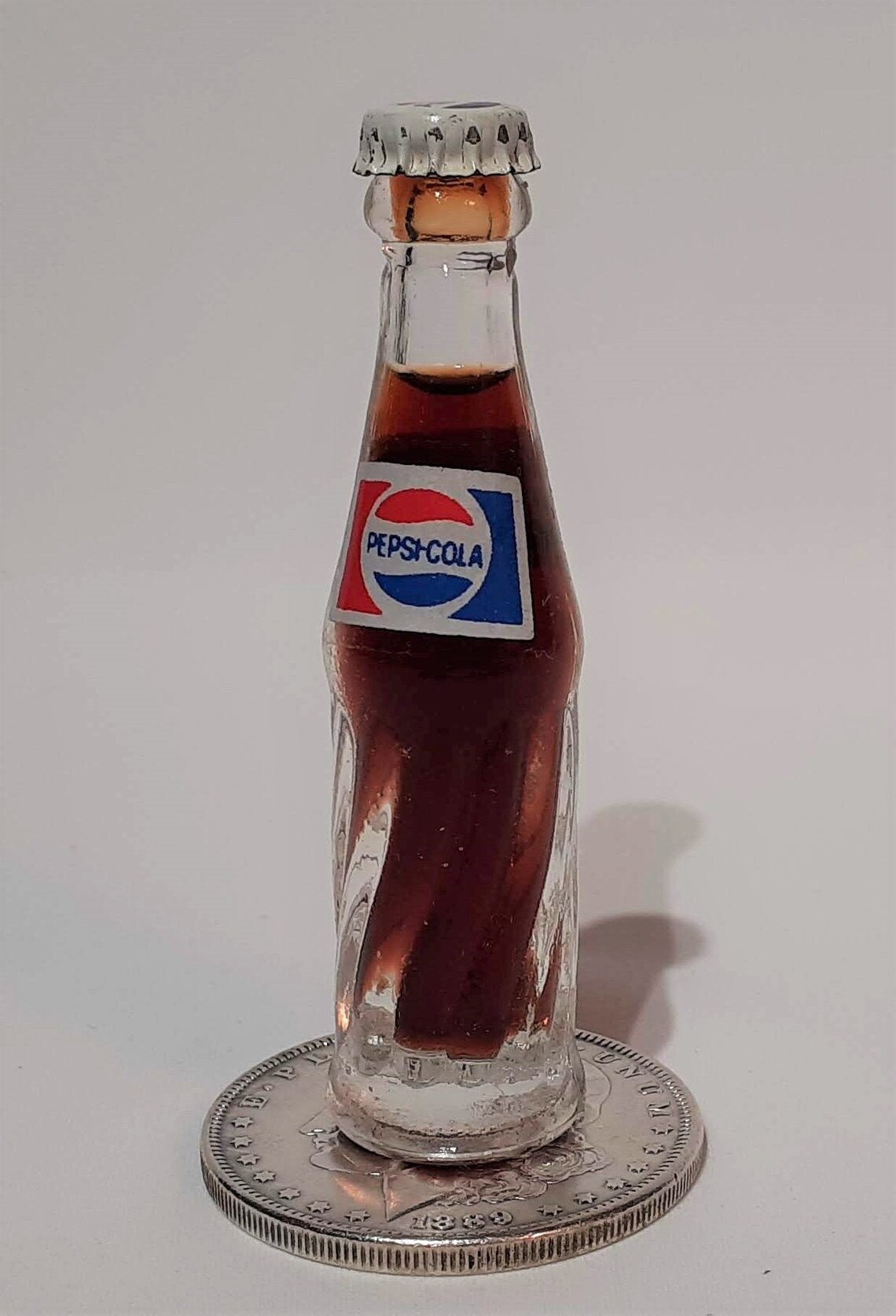 Vintage Three Inch Miniature Glass Pepsi Cola Bottle Pepsi - Etsy