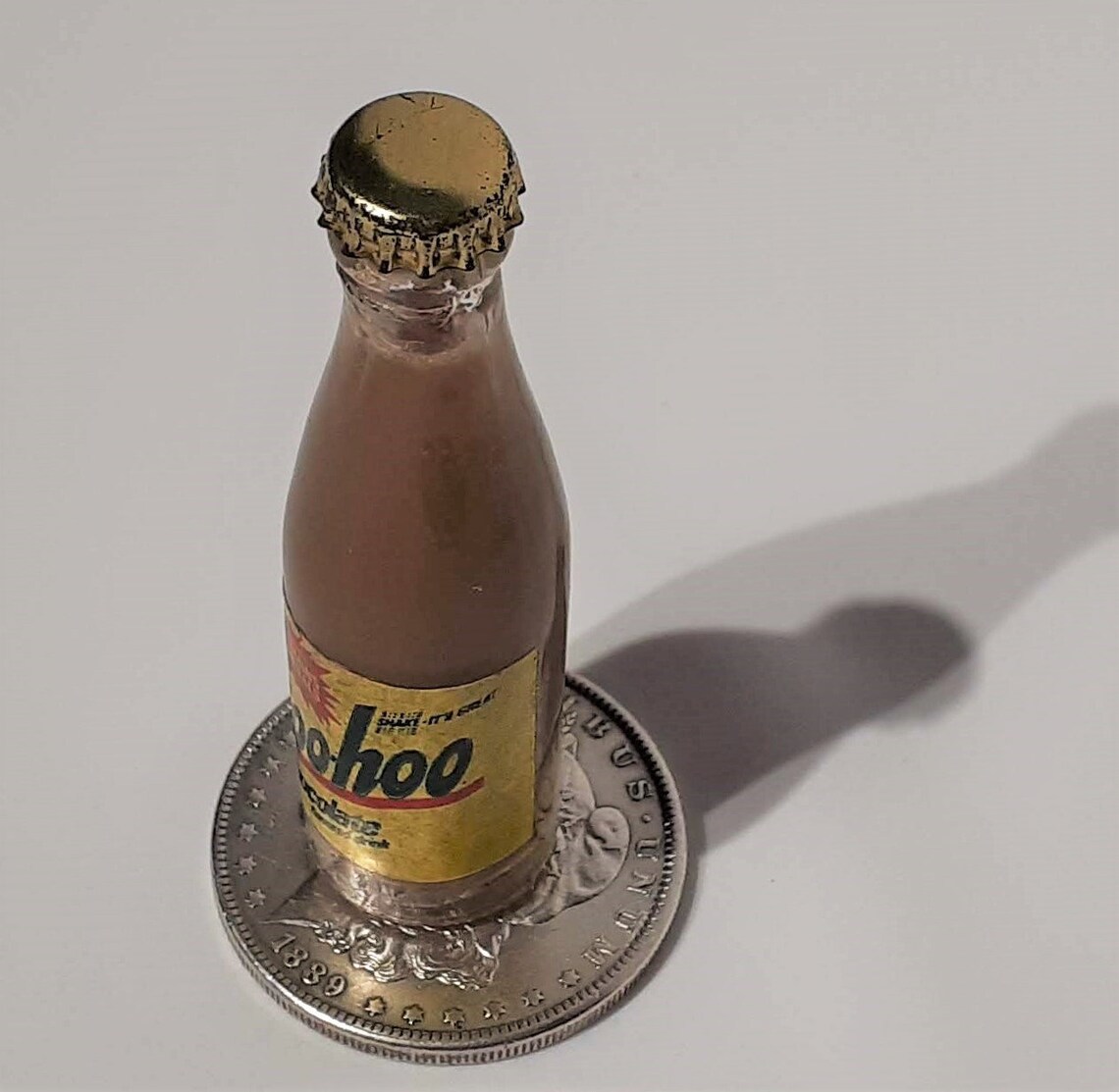 Vintage Three Inch Miniature Glass Yoo-hoo Cola Bottle Yoo-hoo ...
