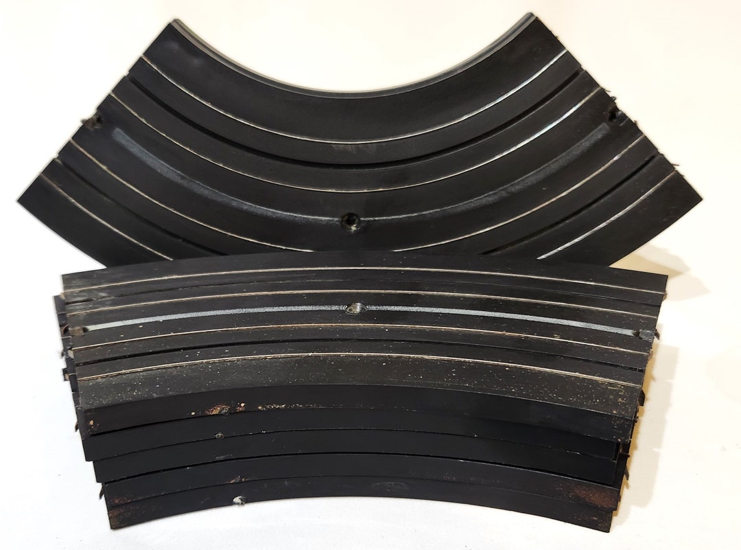 Original 1969 Aurora Model Motoring 9" Radius 1/8 Section No. 1514 (5 ...