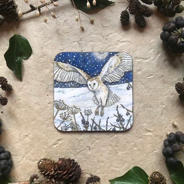 Winter Owl - Etsy