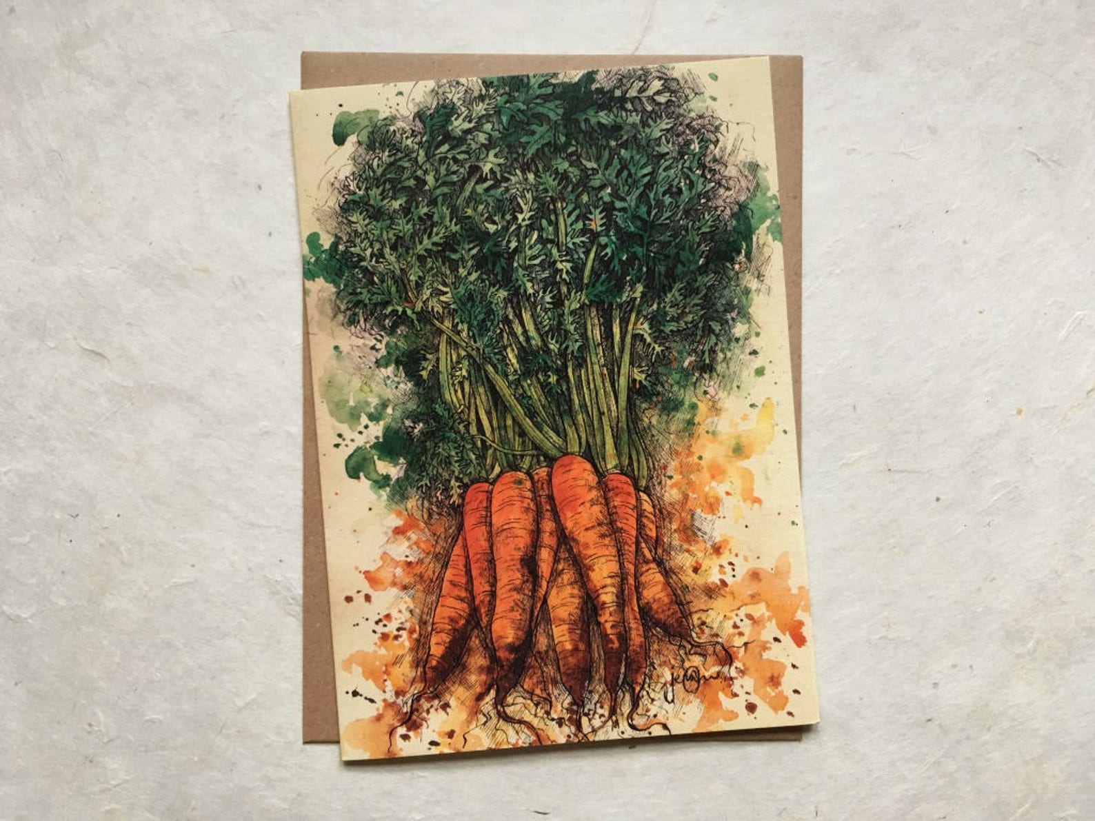 Vegetable Greetings Card Pack - Etsy UK