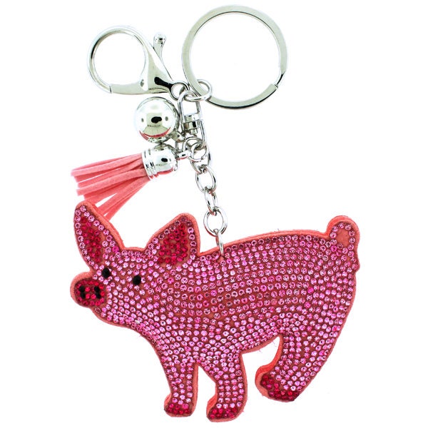 Swarovski Piglet Key Chain