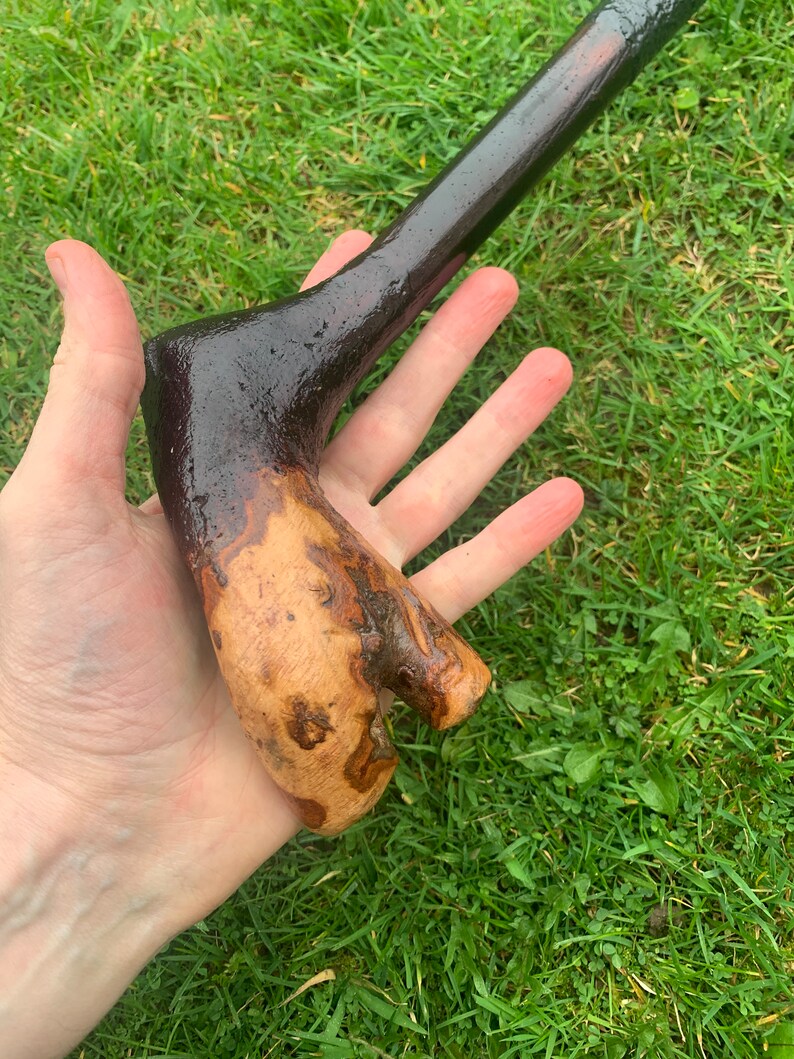 Irish Blackthorn Walking Stick Cane Irish Wood Hiking Cane Natural ...