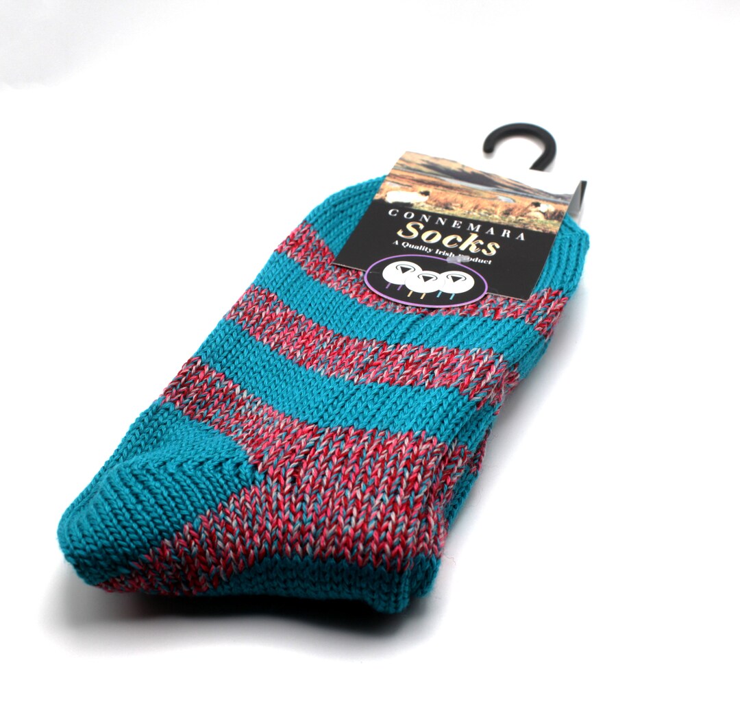 Warmth & Tradition: Striped Irish Wool Socks Unisex - Etsy