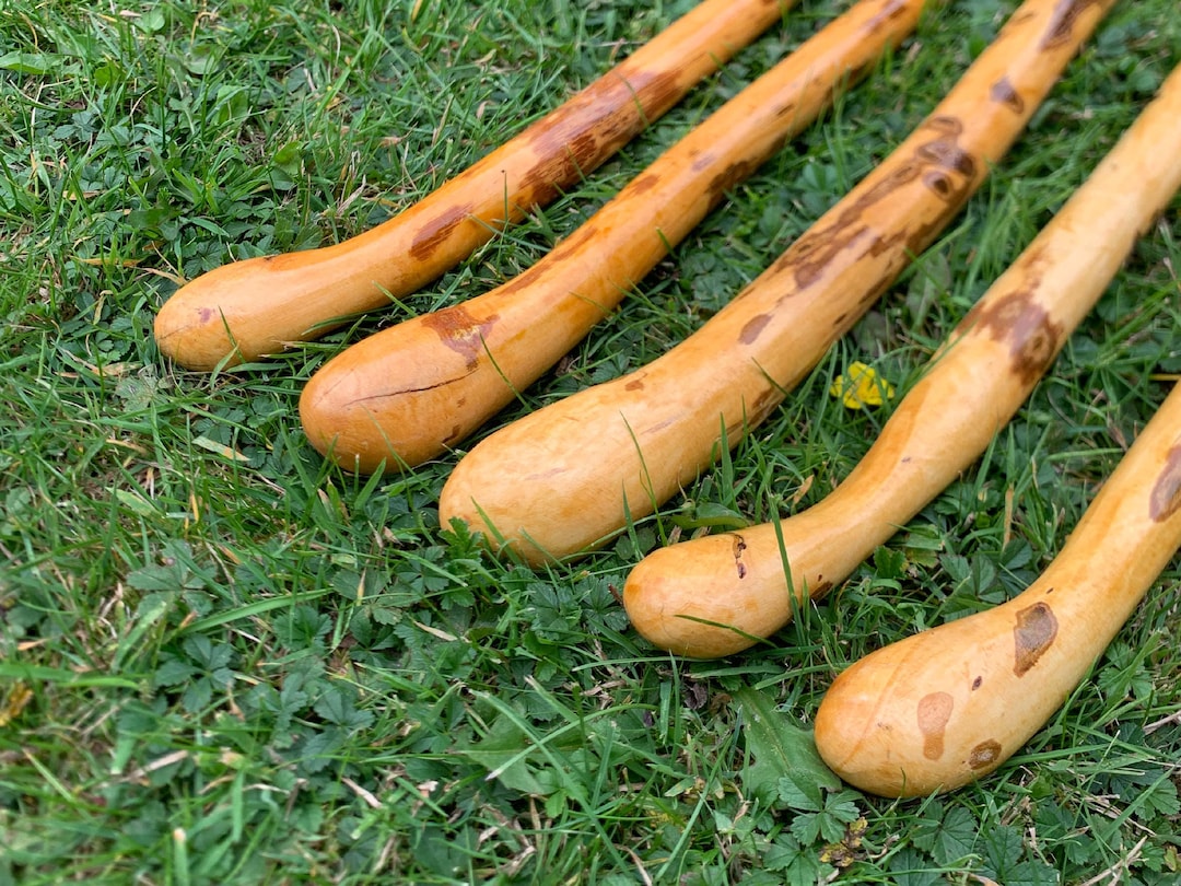 Irish Hazel Walking Stick | 37 Inches | Wood Hiking Cane | Natural ...