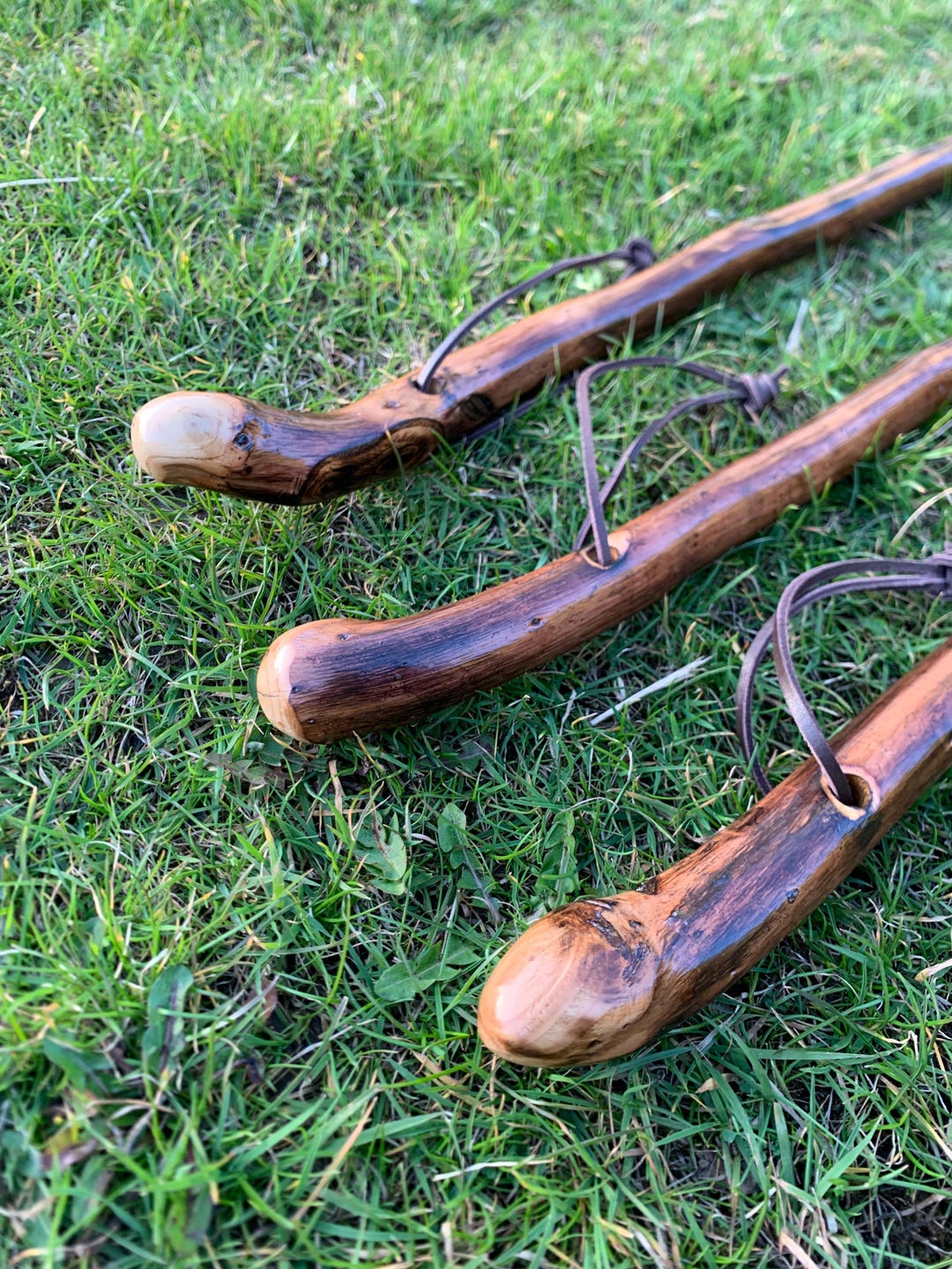 Chestnut Walking Stick | Cane | Wood Hiking Cane | Natural Handmade ...
