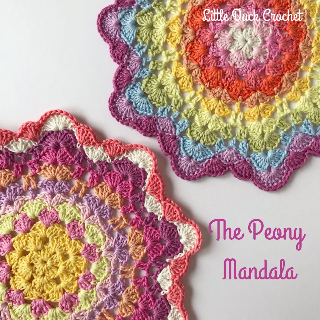 Crochet Mandala Pattern, PDF Pattern, Placemat Pattern, Doily Pattern ...