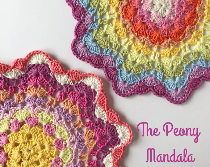 Stone Mandala Crochet Pattern, Sacred Geometry Mandala, Crochet ...
