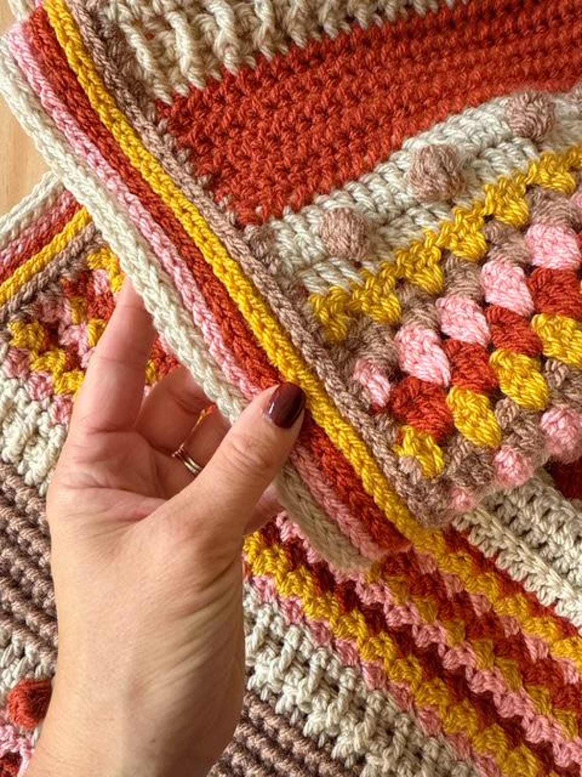Autumn Medley Blanket, Crochet PDF Pattern, Instant Download, Crochet ...