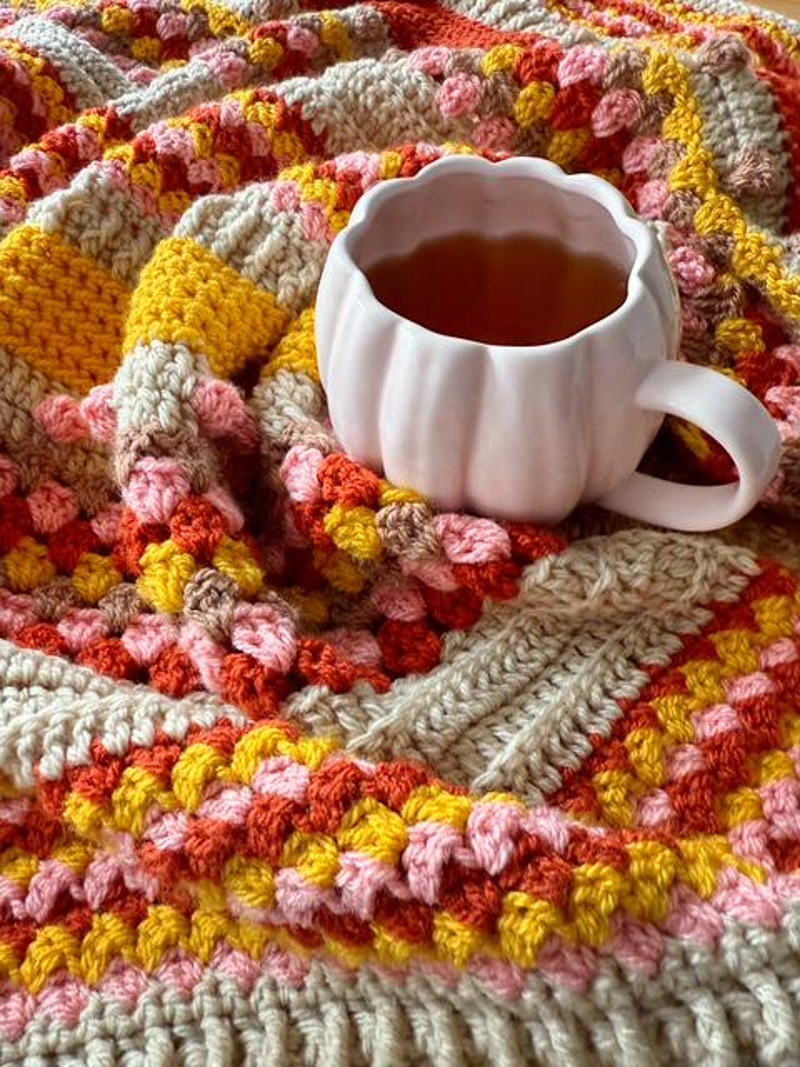 Autumn Medley Blanket, Crochet PDF Pattern, Instant Download, Crochet ...