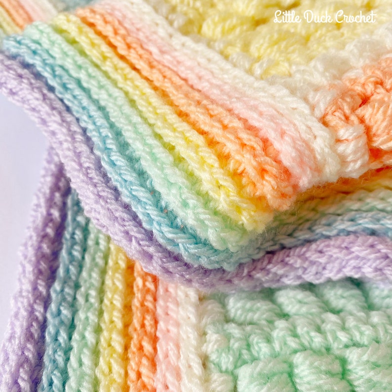 Rainbow Beads Blanket Pattern Crochet Blanket Pattern - Etsy