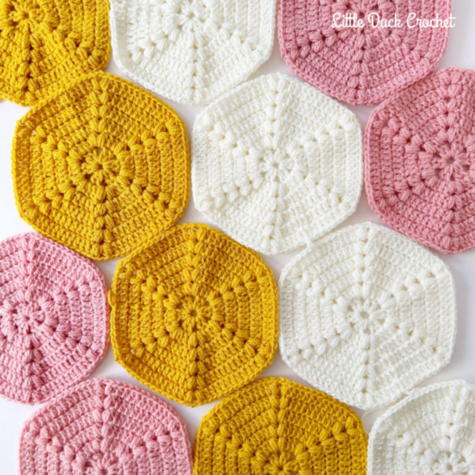 Hexi Puff Blanket PDF Crochet Pattern | Instant Download | Crochet ...