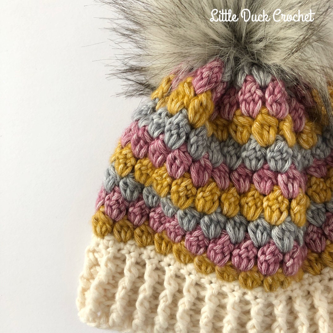 Frostbite Hat Pattern, Crochet Hat Pattern, Crochet Beanie Pattern, PDF ...