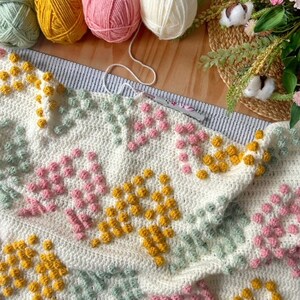 Bobbles up Blanket PDF Crochet Pattern, Instant Download, Crochet ...