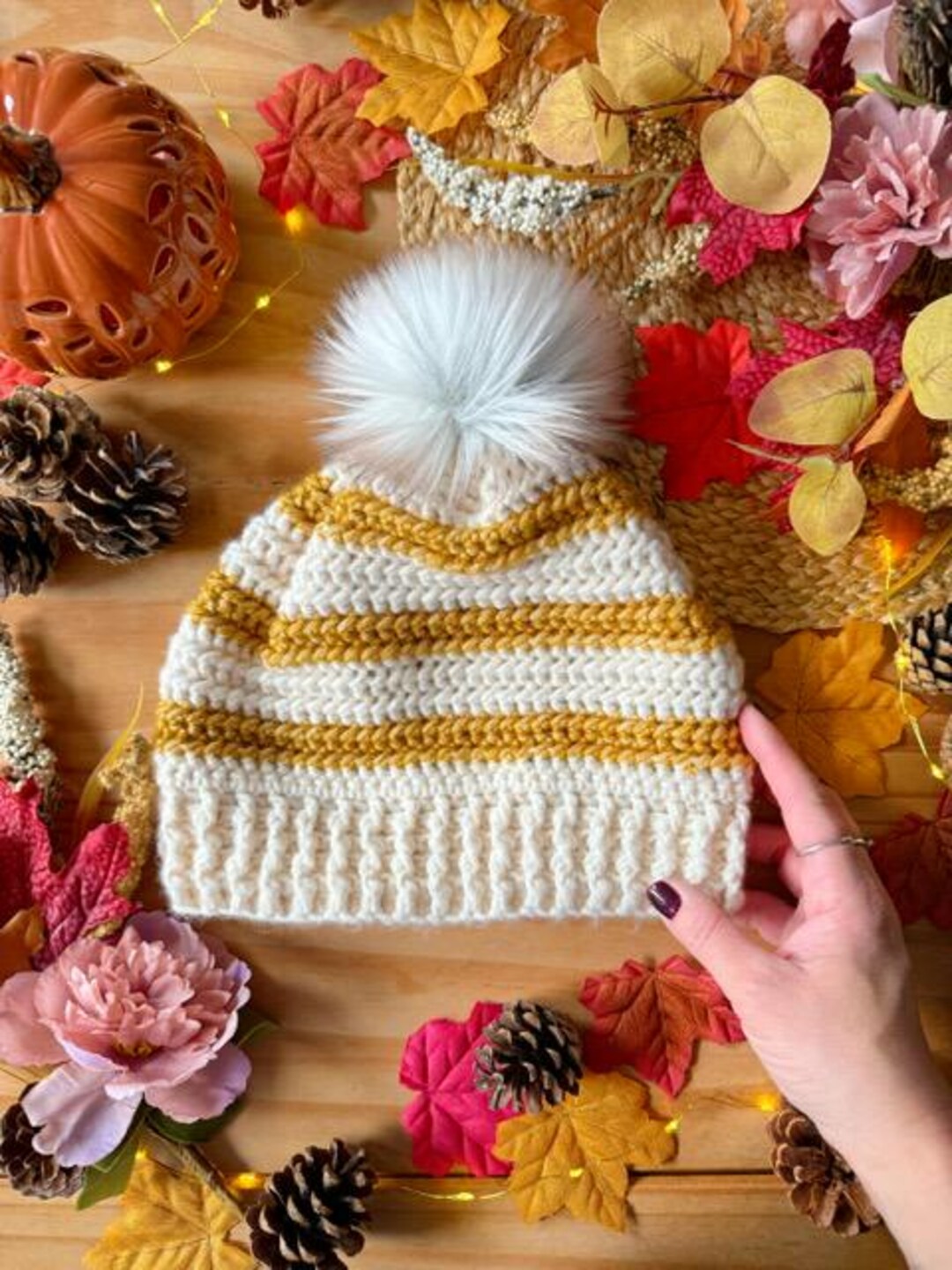 Autumn Ridge Hat Pattern | PDF Crochet Pattern | Crochet Hat Pattern - Etsy