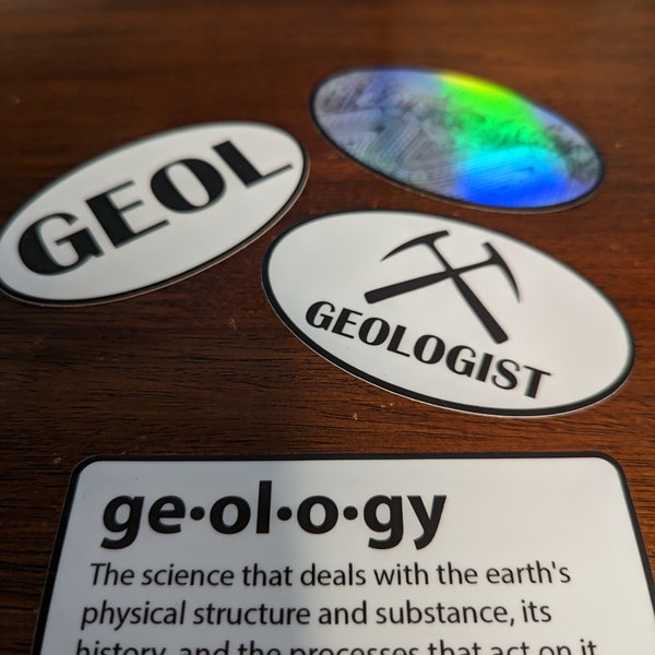 Geology Sticker Pack - Etsy