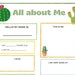 All About Me Cactus Printable - Student Favorites - Get to Know Me ...