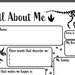 All About Me Dinosaur Printable - Student Favorites - Get to Know Me ...