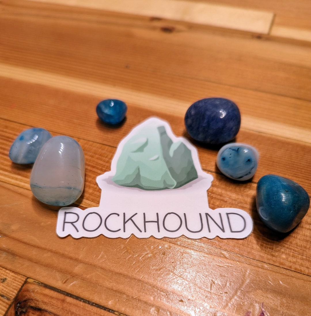 Rockhound - Geology - Geologist - Crystal - Waterproof Vinyl Sticker ...