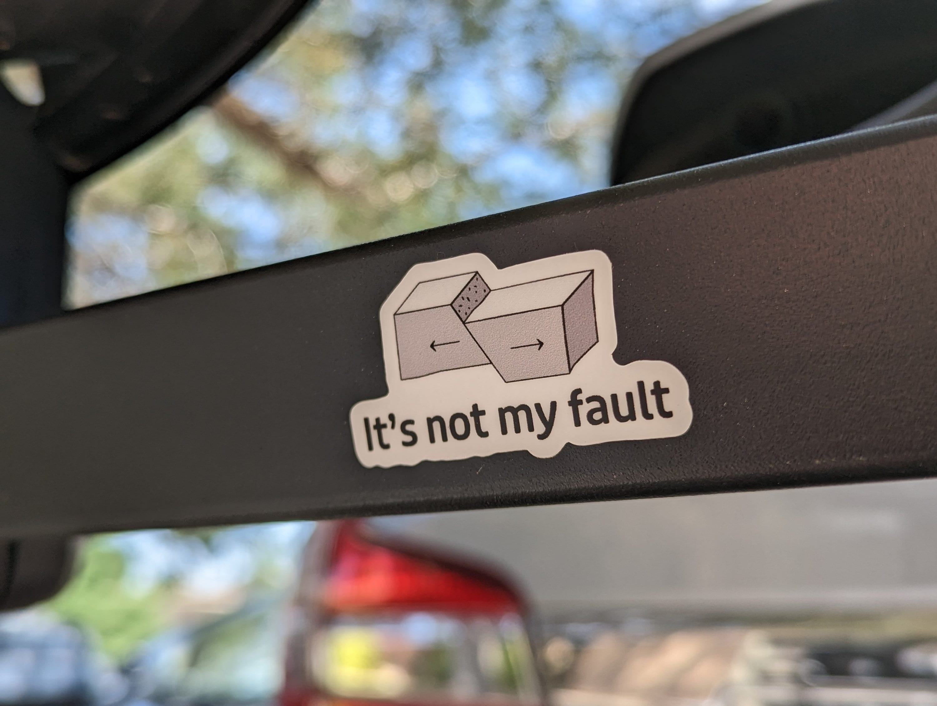 It's Not My Fault Sticker - Geology - Geologist - Geology Pun - Science ...