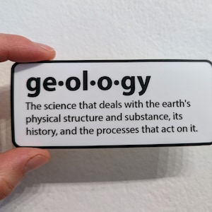 Geology Sticker - Geology - Geologist - Earth Science - Waterproof ...