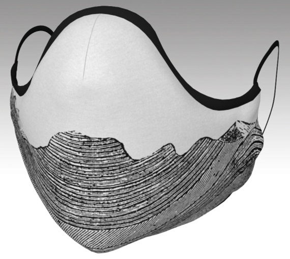 Geologic Cross Section Face Cover Face Mask Face Covering | Etsy