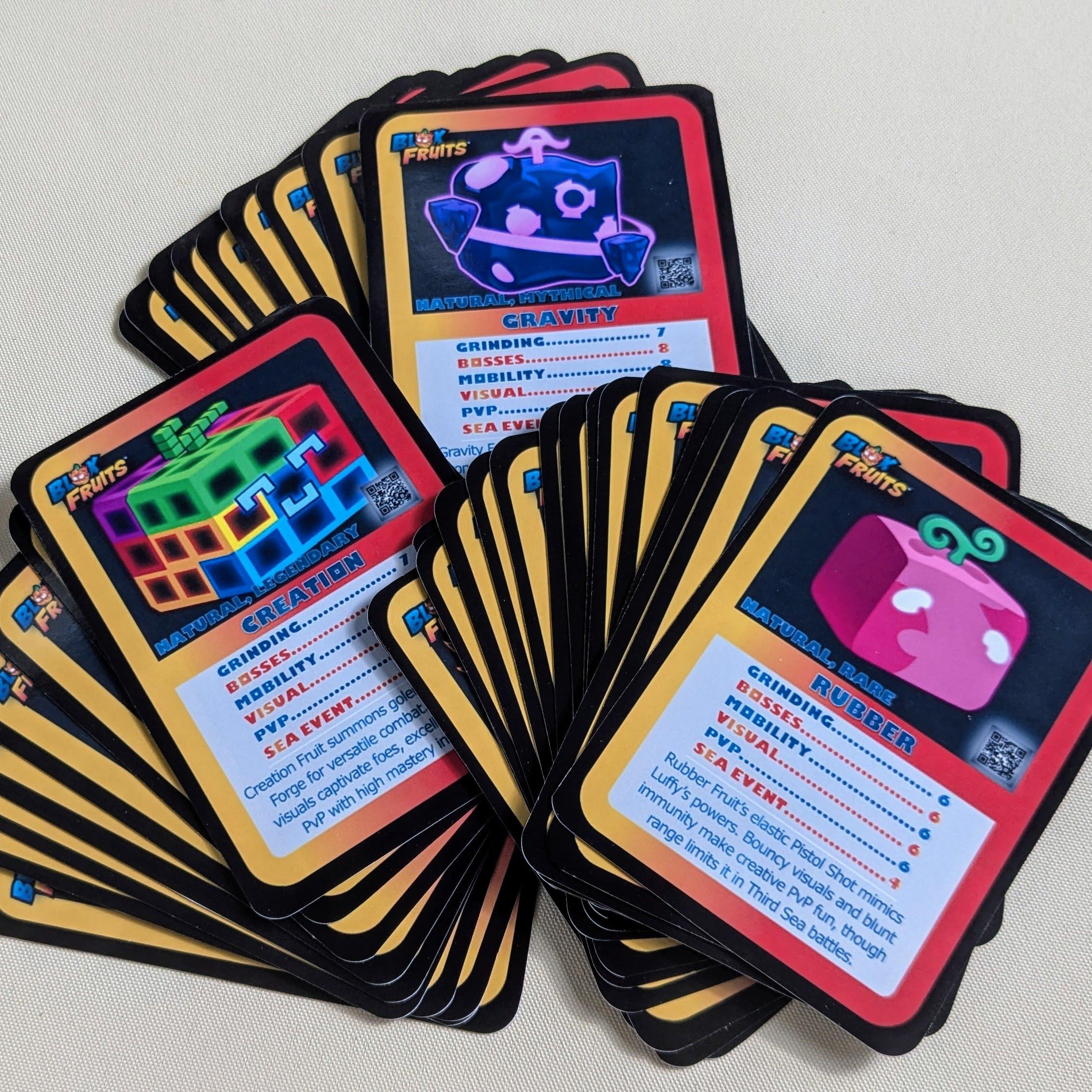 Blox Fruits Gift Blox Fruit Party Favor Kids Card Game for Geek Love ...