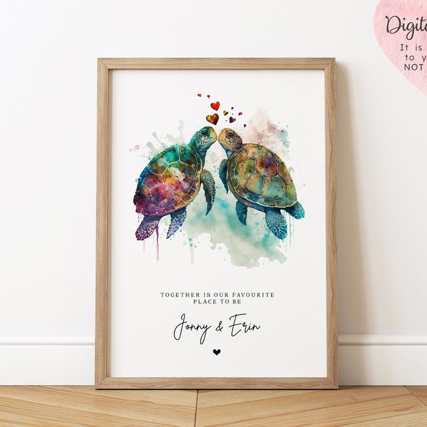 Turtle Wedding - Etsy