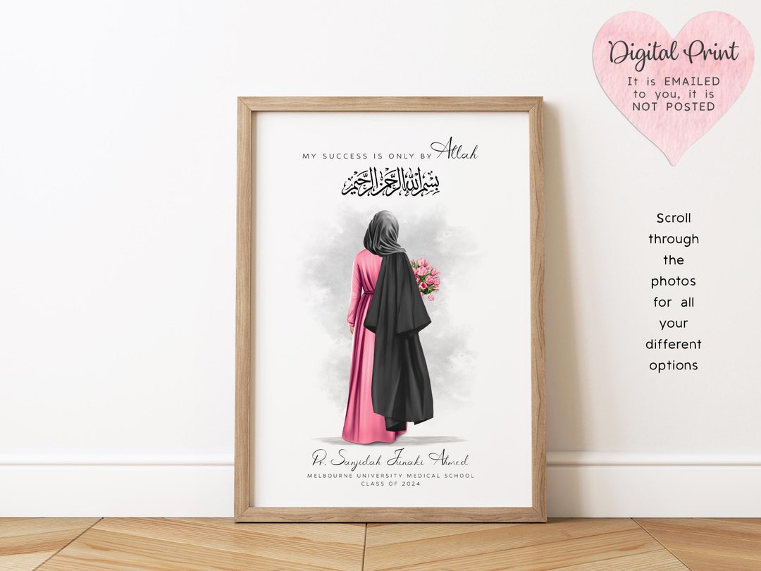 Female Muslim Graduation Gift | Hijabi Graduation | Islamic Graduation ...