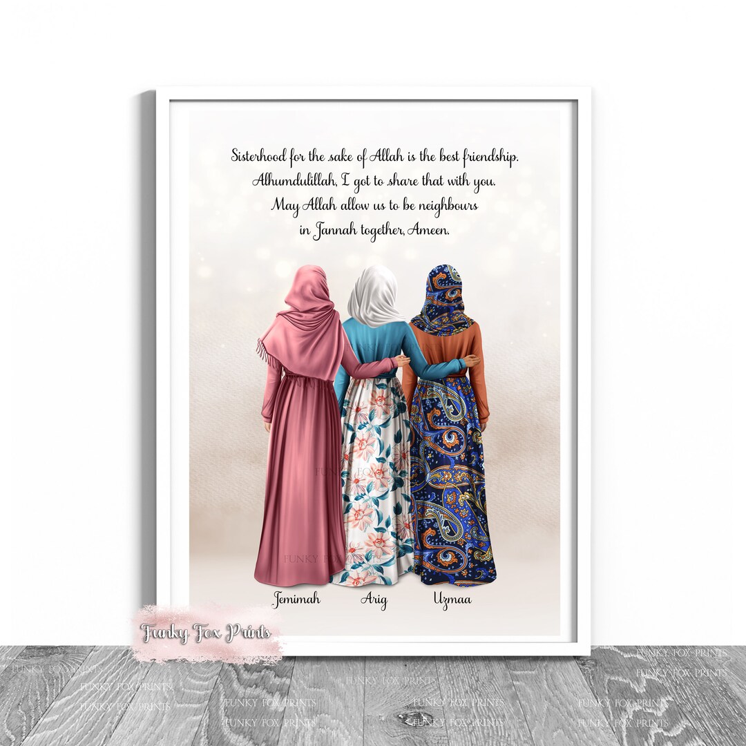 Muslim Friendship Eid T Sisters In Deen Alhamdulillah Muslim Sisterhood Sisters In Religion