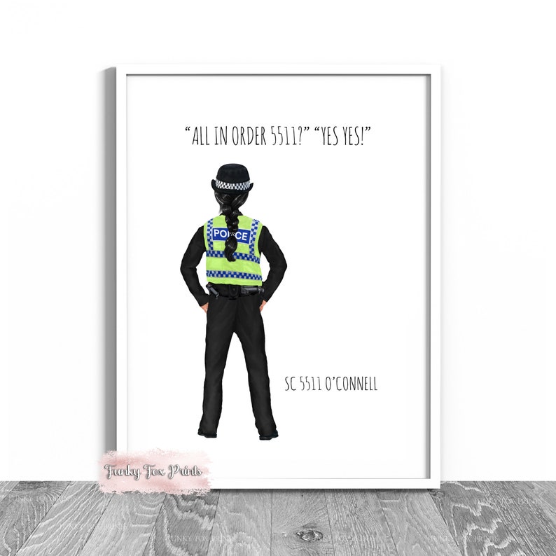 Police Graduation Print Graduation Gift Police Officer - Etsy UK