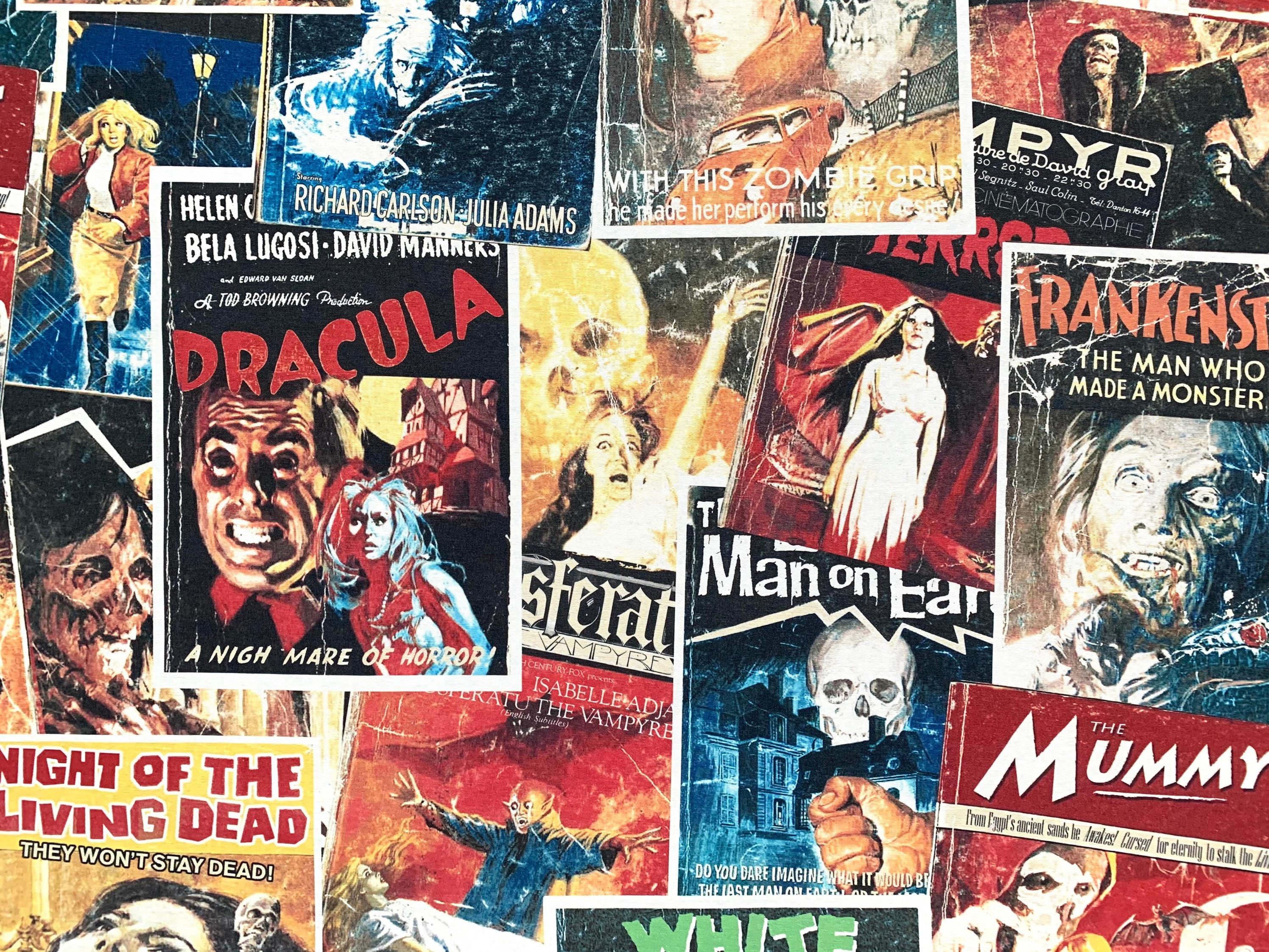 Horror Movie Collage Poster