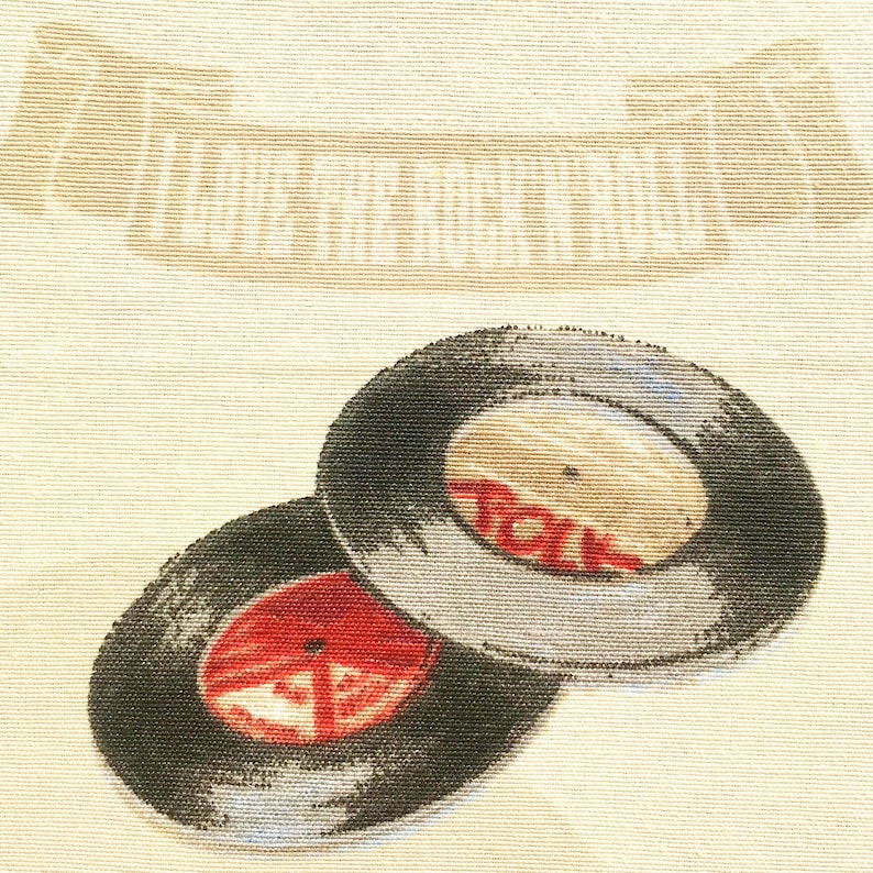 Rock N Roll Fabric Retro Fifties 50s 1950s Rockabilly - Etsy UK