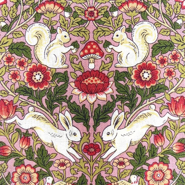 Rabbit Print Fabric - Etsy