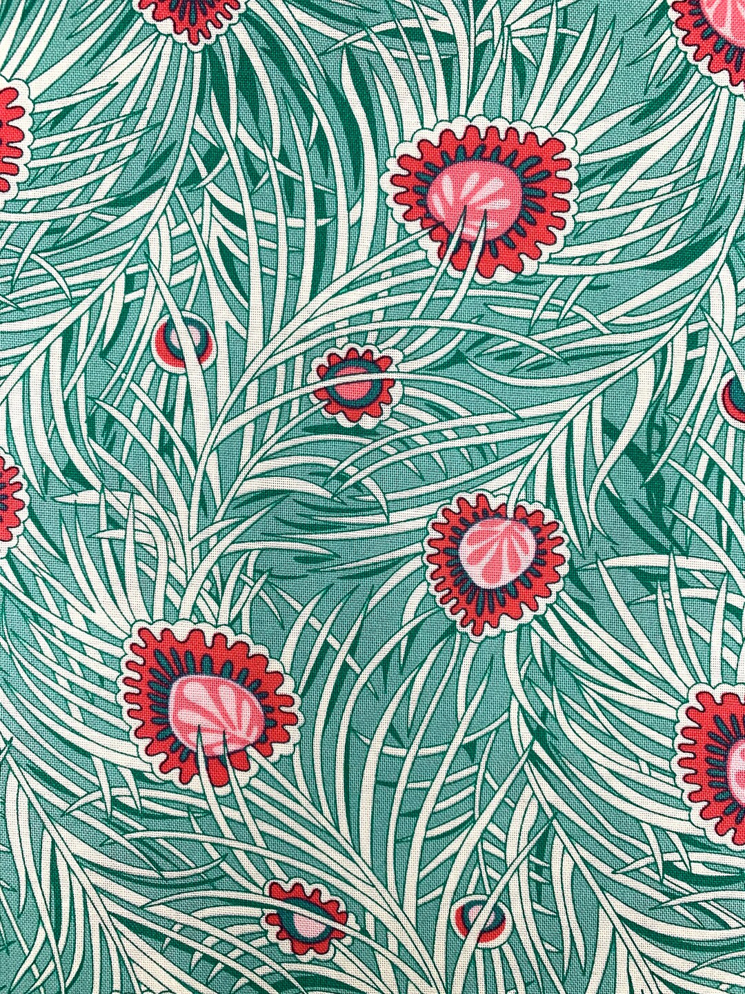 Liberty Peacock Parade Feather Cotton Fabric Extra Wide Quilt Backer - Etsy