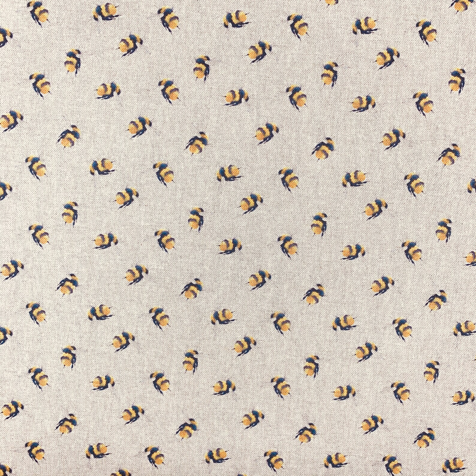 Bee Fabric Panel for Cushions Bumblebee Insect Wildlife - Etsy