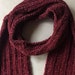Chenille Scarf Knitting Pattern, Velvet Scarf Pattern, Chunky Velvet ...
