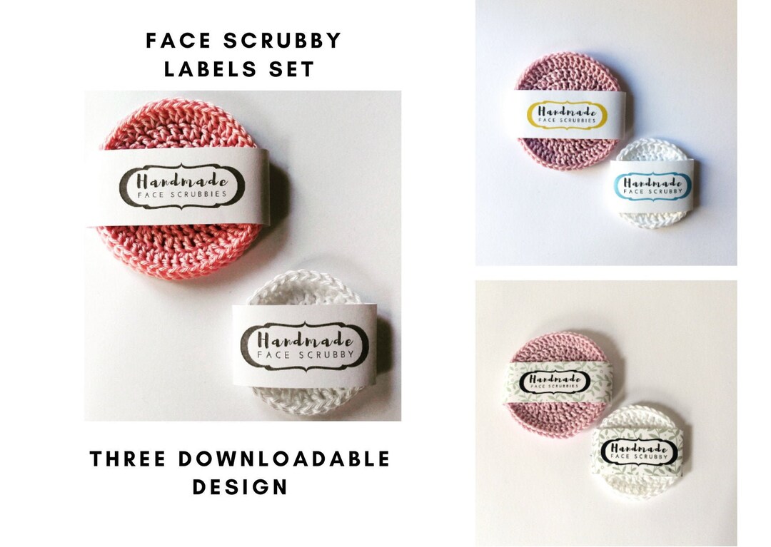 Face Scrubbies Label Printable Face Scrubby Label Scrubby - Etsy