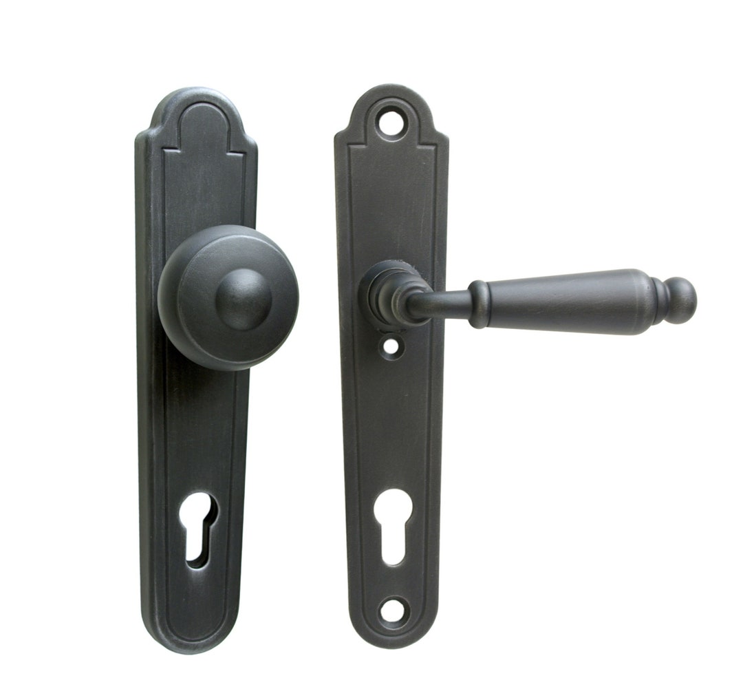 Classic Security Door Handle Sets I - Etsy