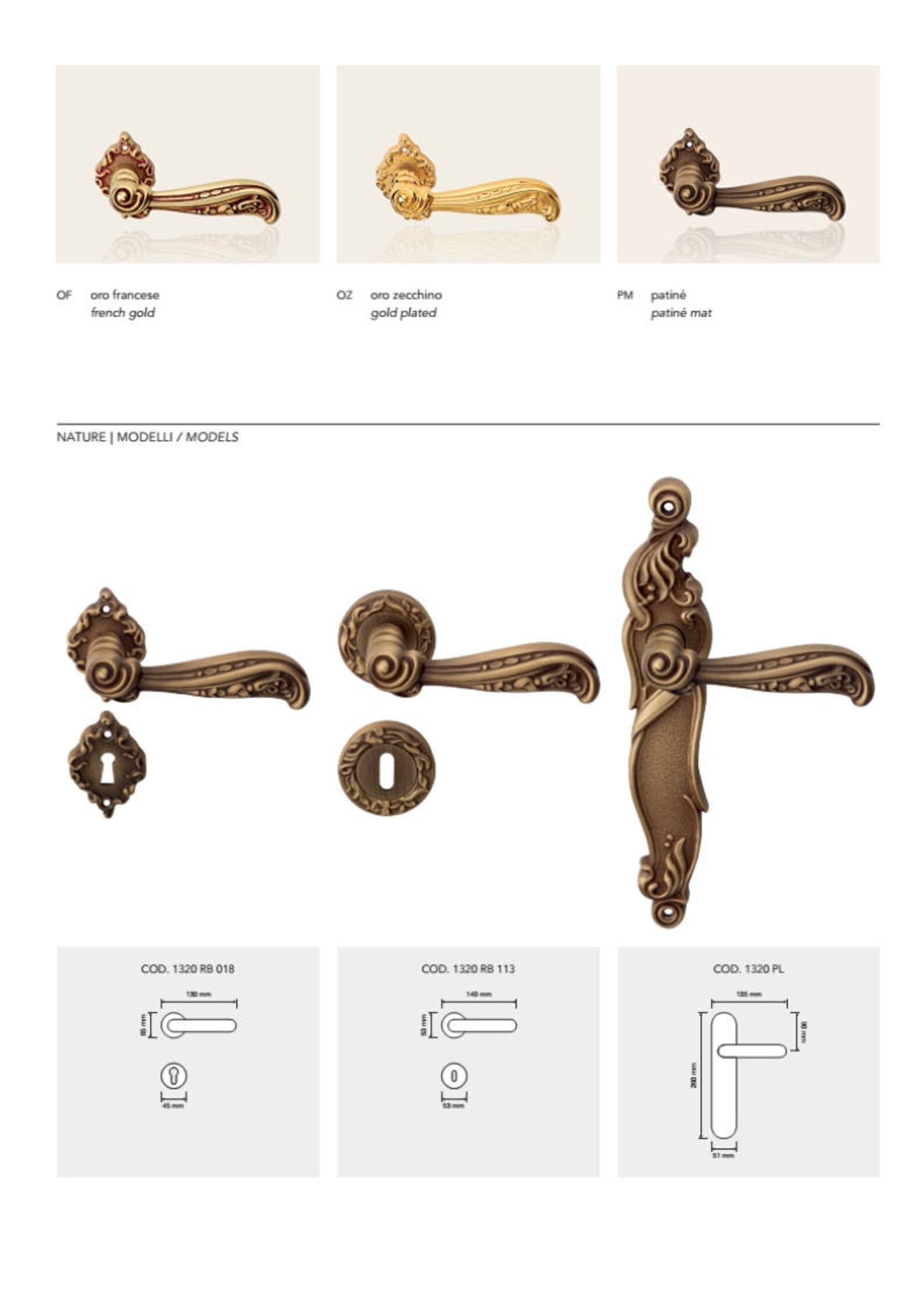 Nature Vintage Art Deco Style Door Handle Collection - Etsy