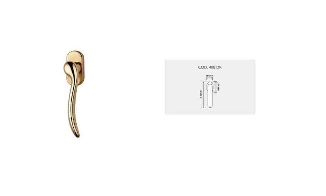 Beta - Classic Brass Window Handles - Etsy