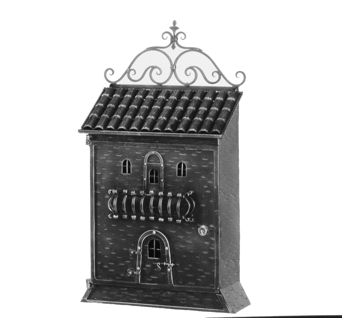 Wrought Iron Letter Boxes Mailboxes - Etsy