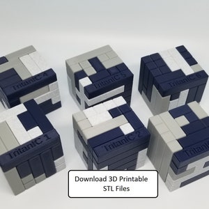Download 3D Printable STL Files for 6 Three Piece 5x5x5 Turning ...