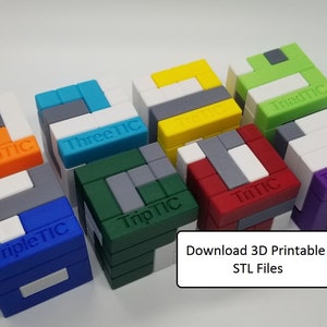 Download 3D Printable STL Files for 8 Three Piece 4x4x4 Turning Interlocking Cube Puzzles - Etsy