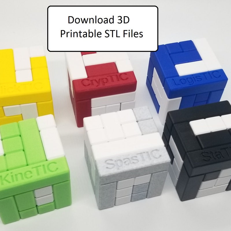 6 Piece Puzzle Cube - Etsy