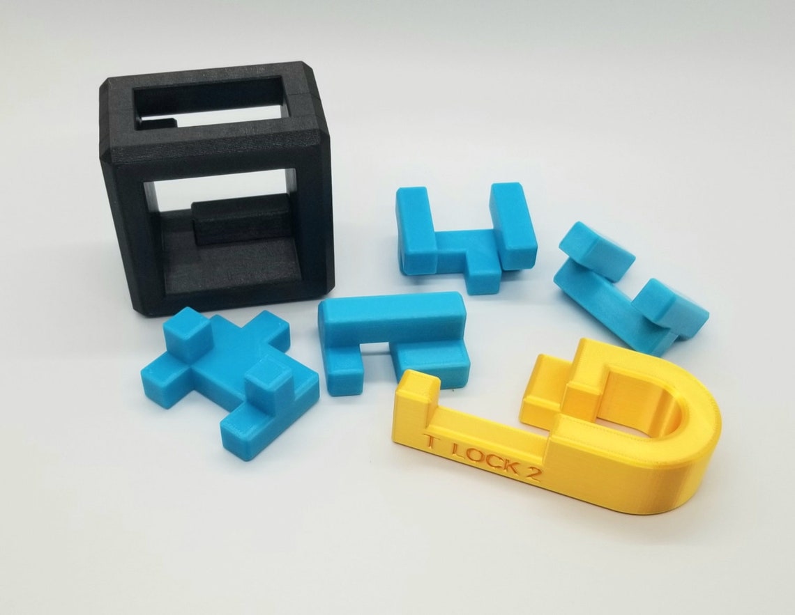 Download 3D Printable STL Files for 4 Puzzle Locks - Etsy Canada