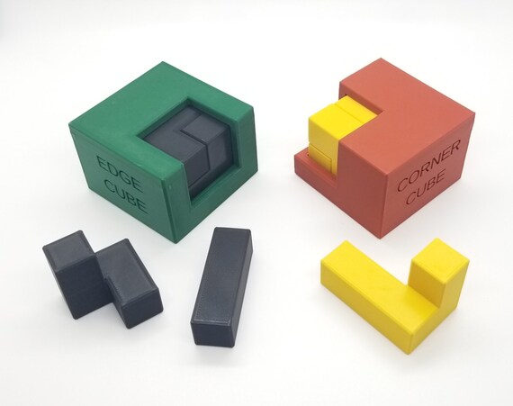 ARCparent Cube Series Corner Cube and Edge Cube 3D Printed | Etsy