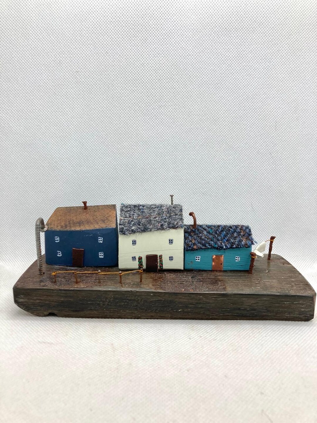 Wee Terrace of Scottish Driftwood Houses - Etsy