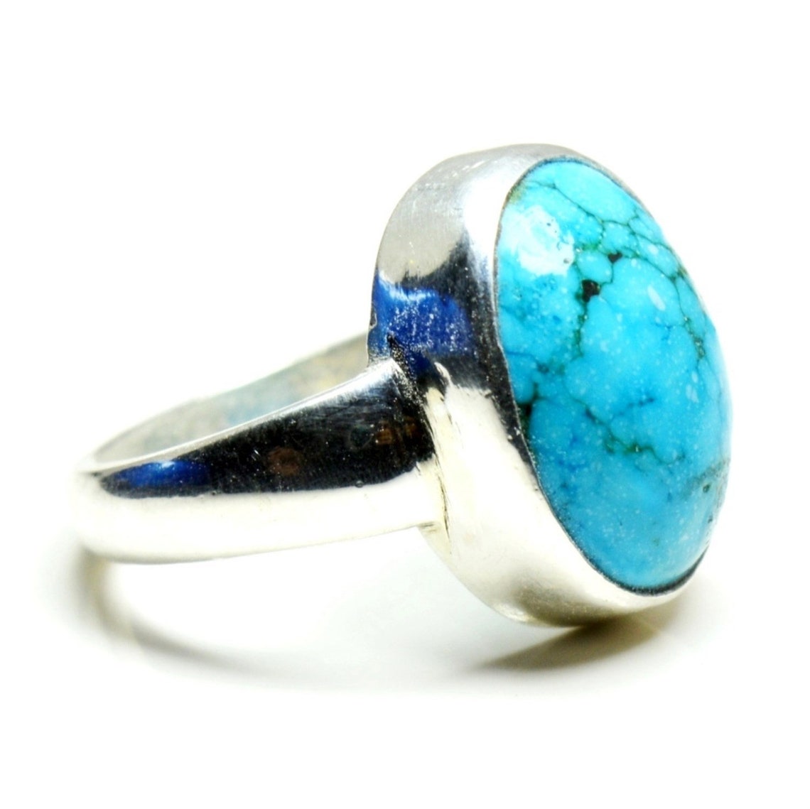 Naturel en ligne bague Turquoise argent 925 pour hommes - Etsy France