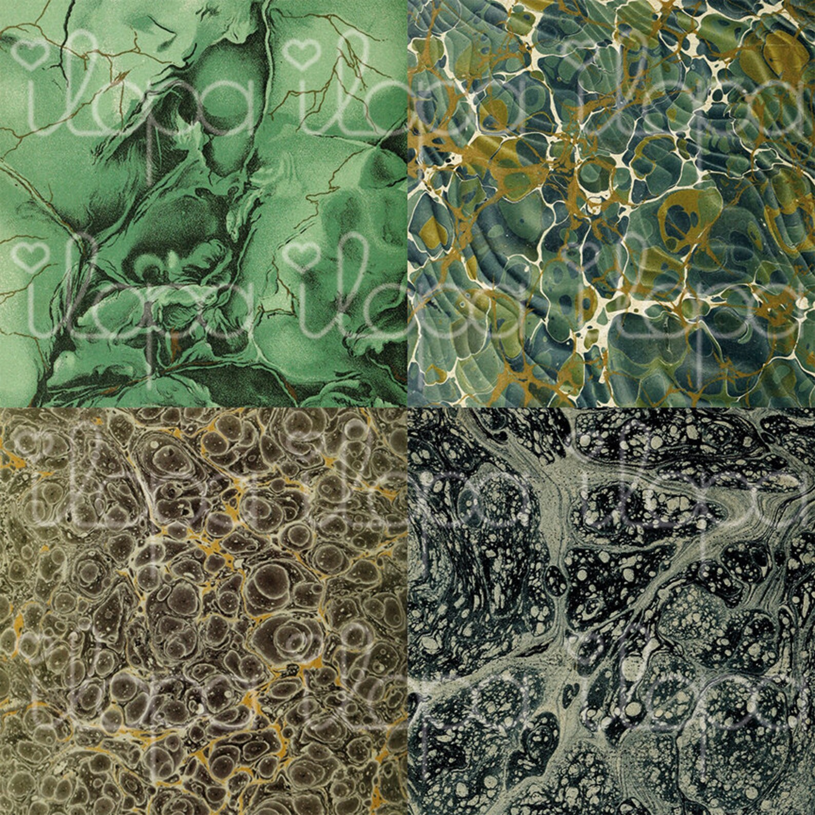 Digital Old Vintage Marbled Paper 300 Dpi 12x12 - Etsy